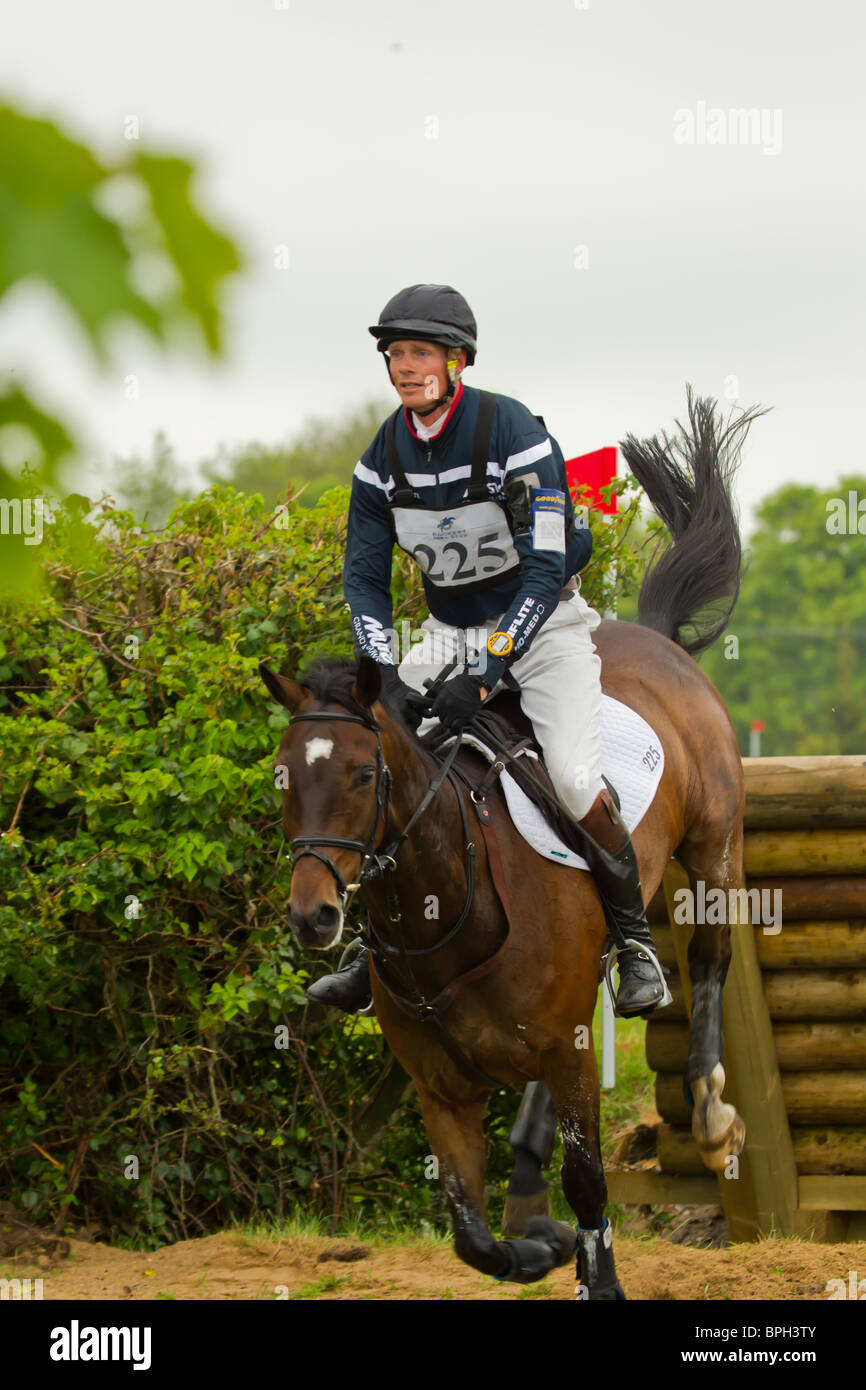 William Fox-Pitt competing during the cross country phase of the three ...