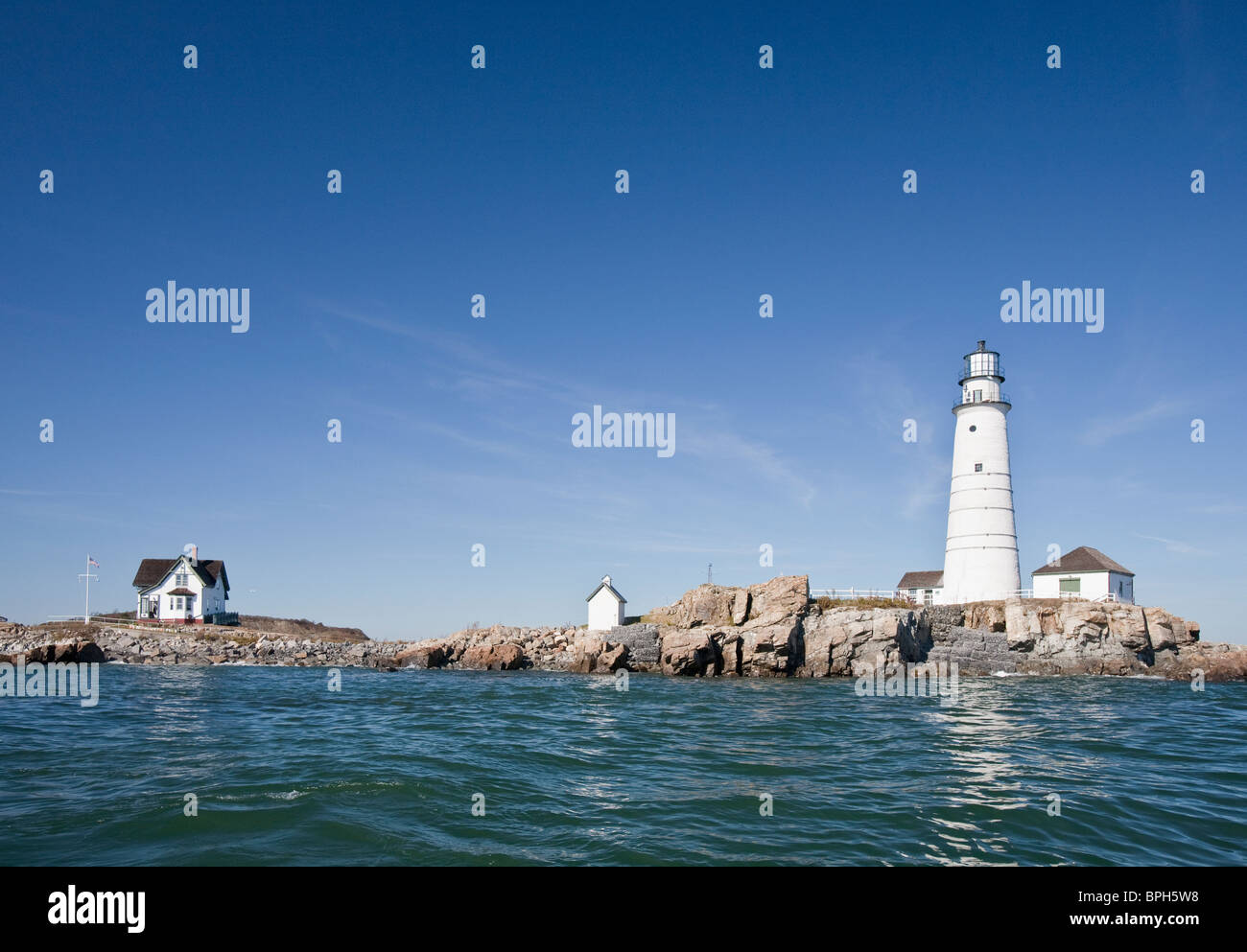 Boston harbor lighthouse hi-res stock photography and images - Alamy