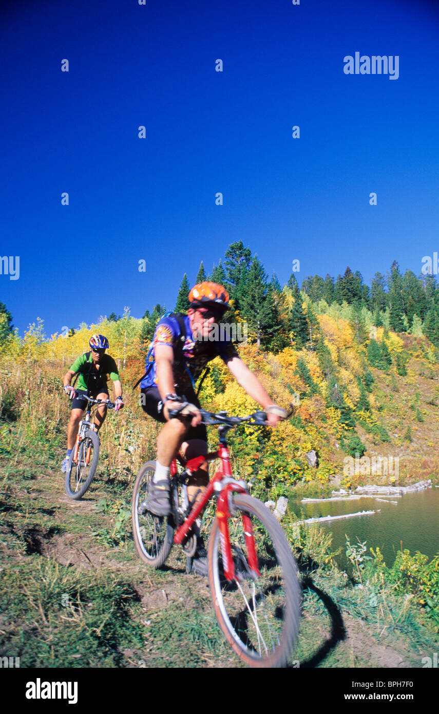 Men riding bikes Stock Photo - Alamy