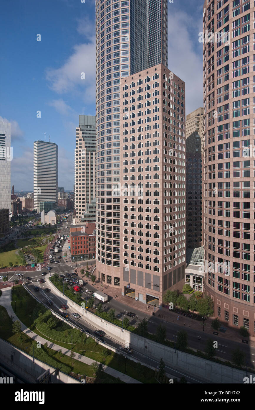 Boston kennedy greenway hi-res stock photography and images - Alamy