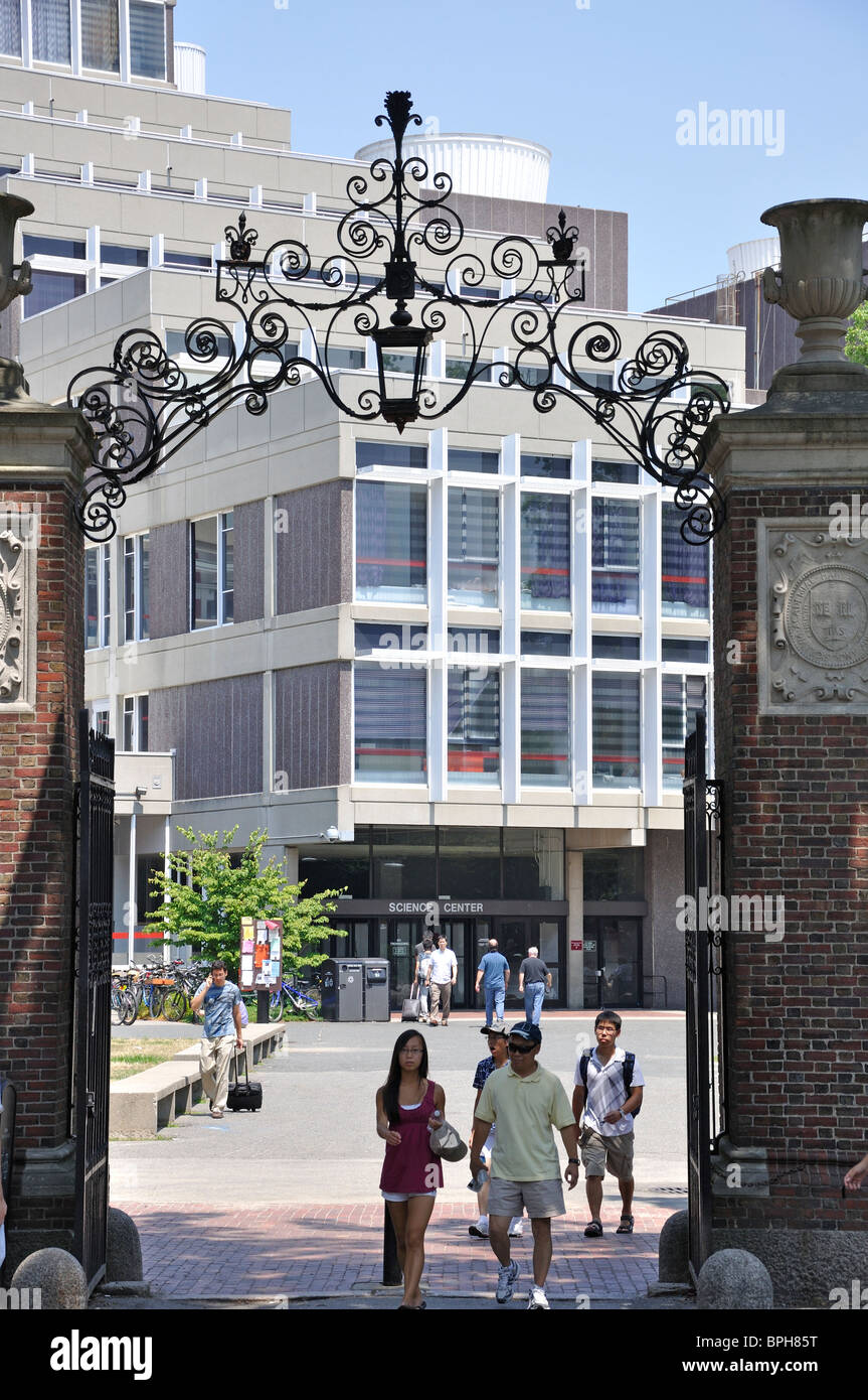 Harvard university campus students student science center college ...