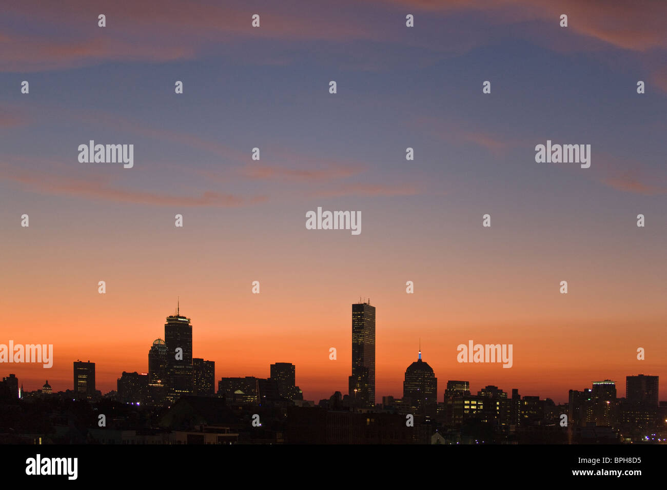 Buildings in a city, Back Bay, Boston, Massachusetts, USA Stock Photo ...