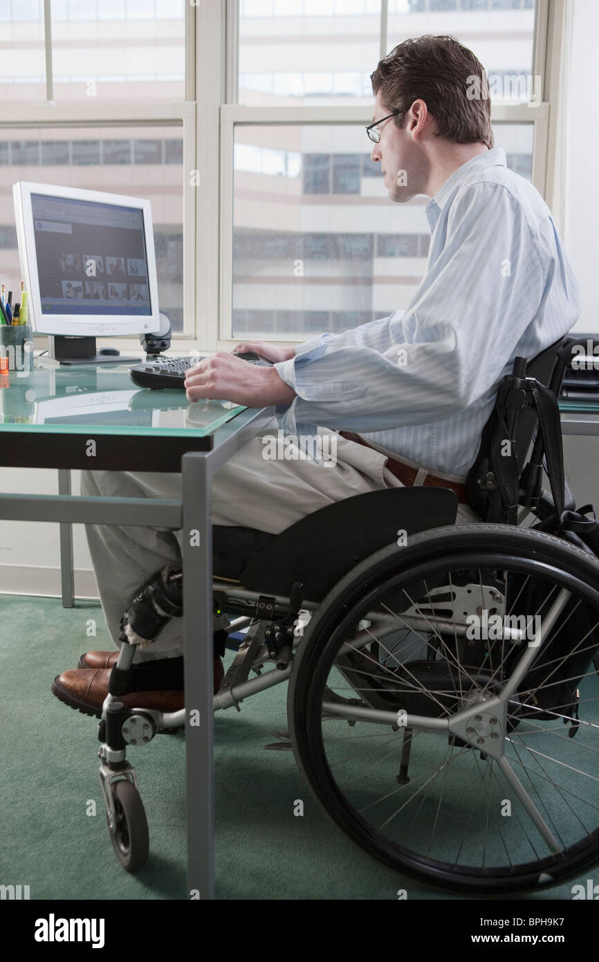 Wheelchair Computer Desk
