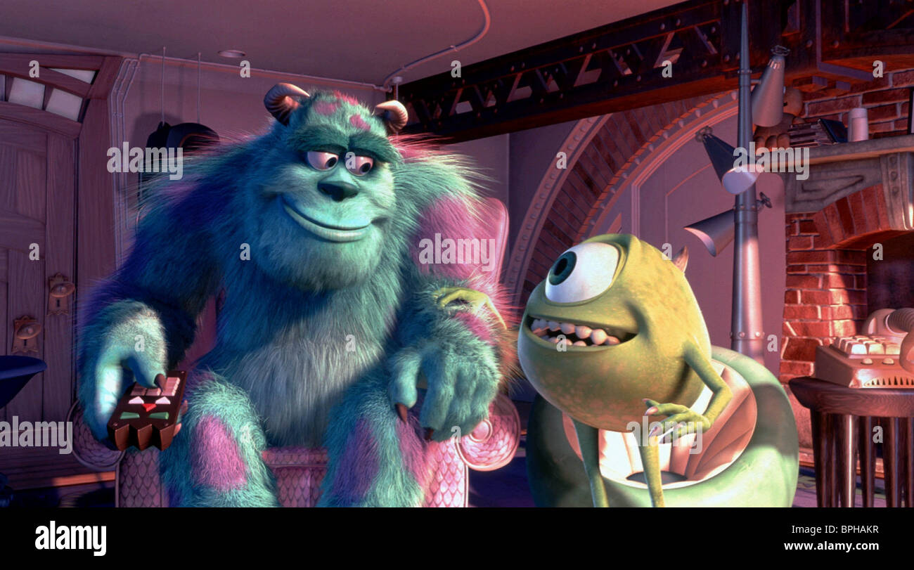 Sulley Mike Film Title Monsters Inc High Resolution Stock Photography ...