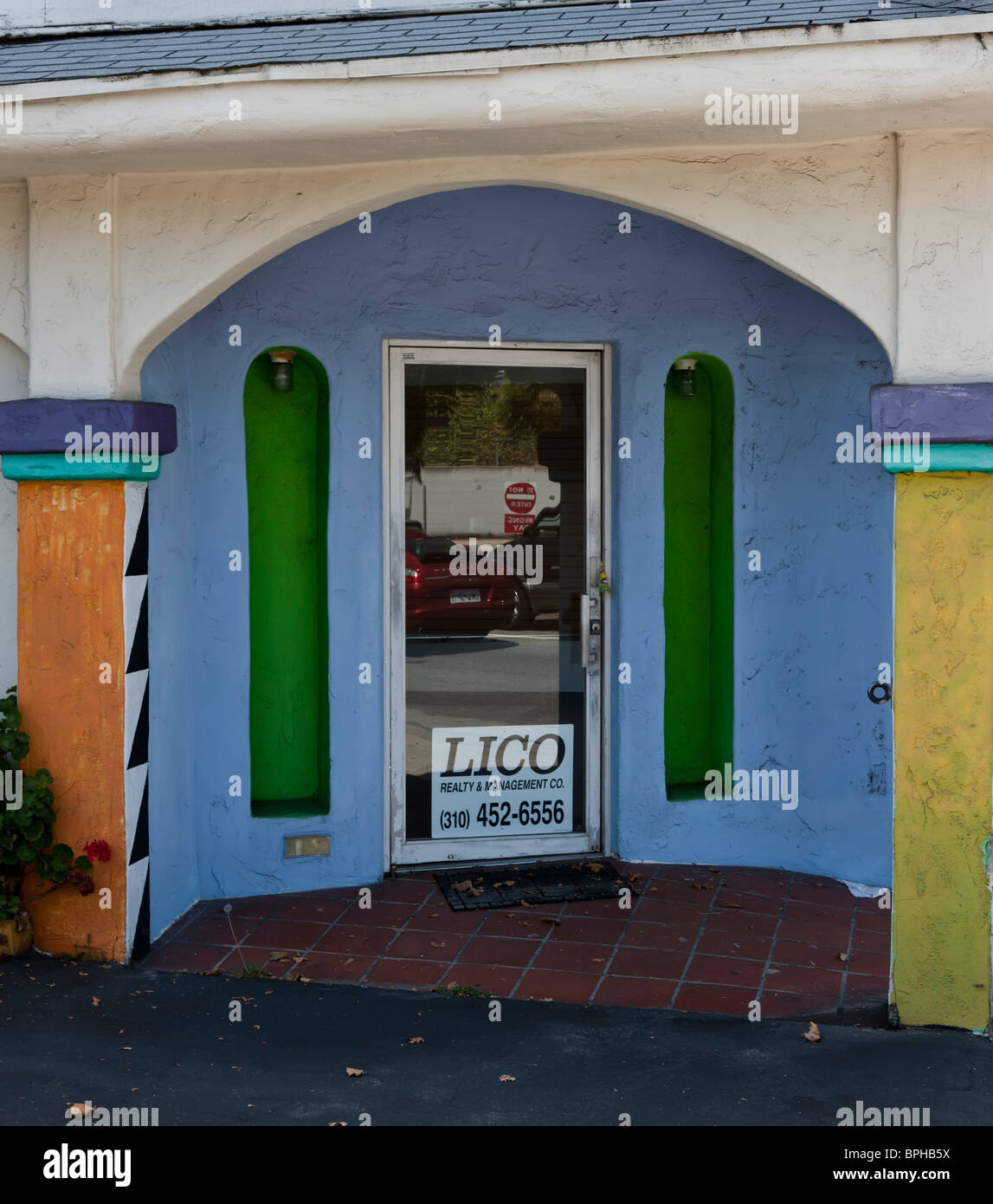 Colorful Archway Storefront, Los Angeles, California Stock Photo - Alamy