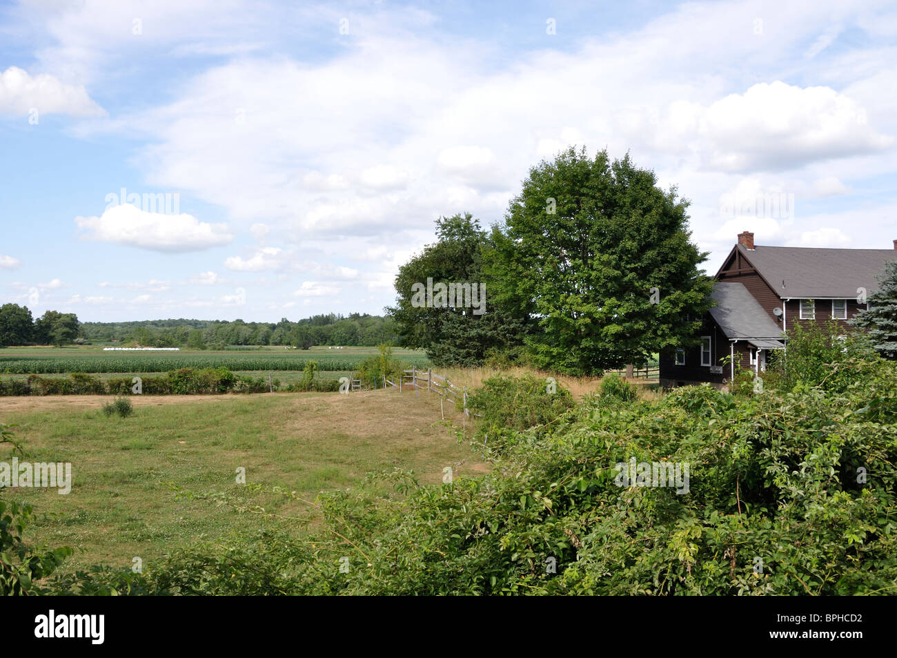 Farm in New England, Connecticut, USA Stock Photo - Alamy