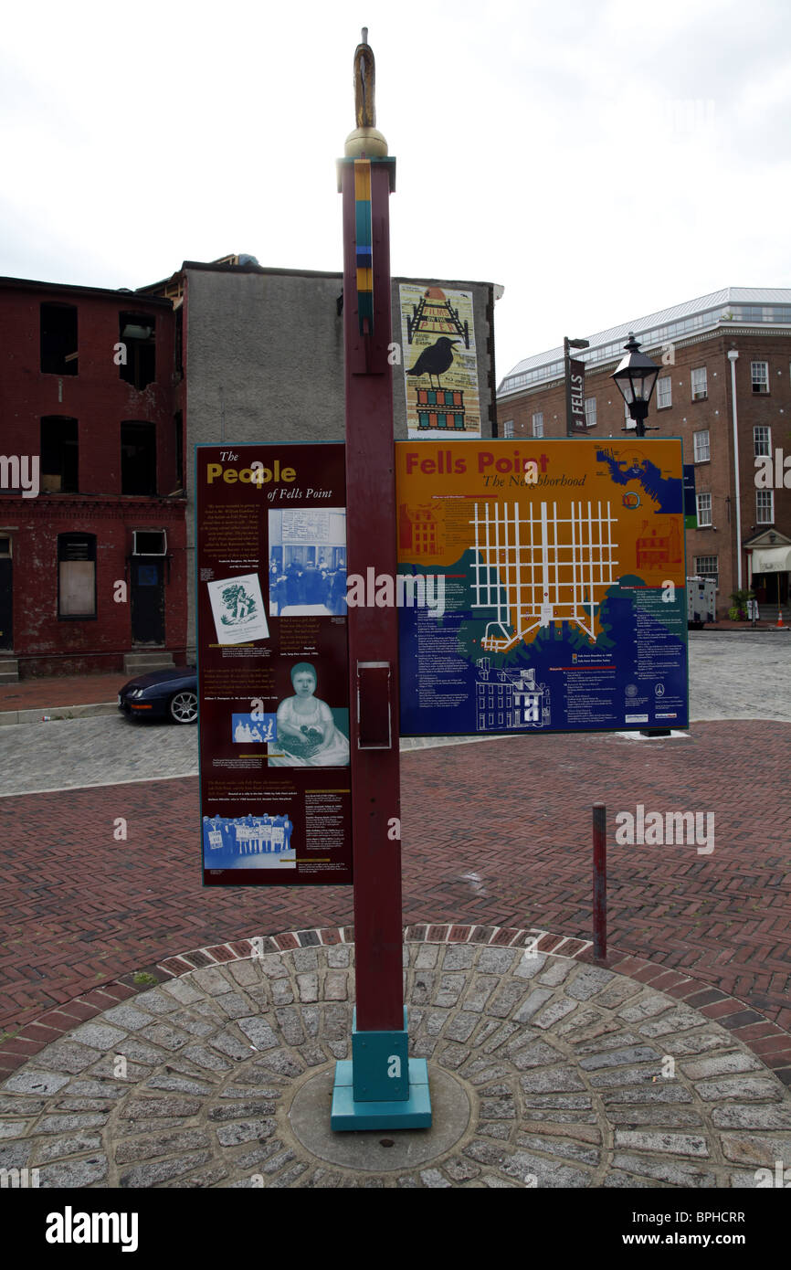 Fells Point.Baltimore harbor. America Stock Photo - Alamy