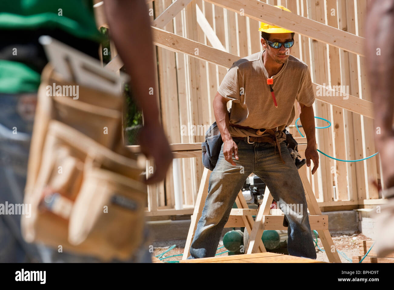 American wooden framed house hi-res stock photography and images - Alamy