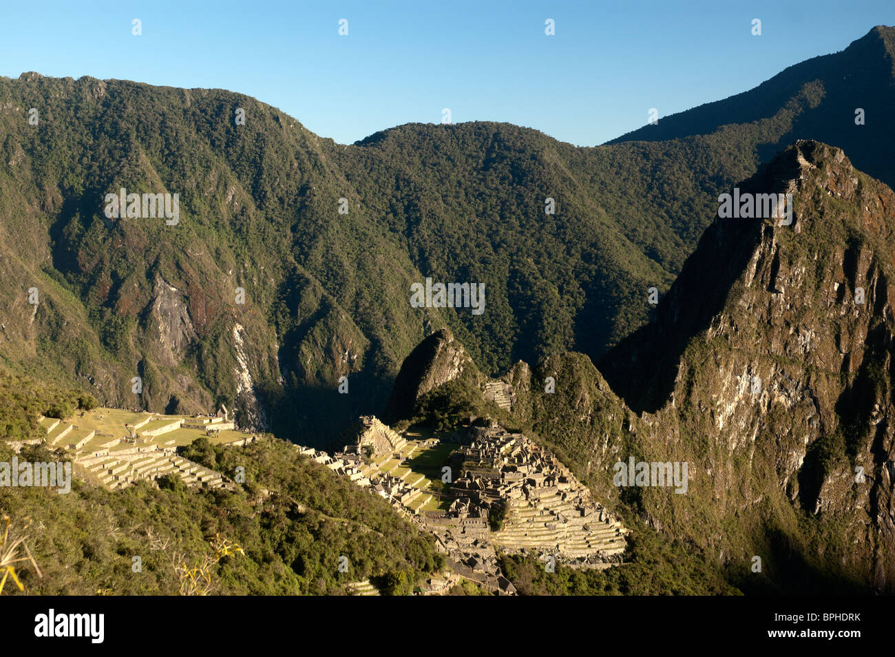 The first view of Machu Picchu that Inca Trail hikers see, from the Sun ...