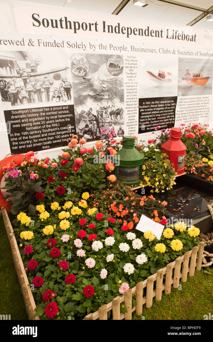 UK, England, Merseyside, Southport Flower Show, Southport Lifeboat ...