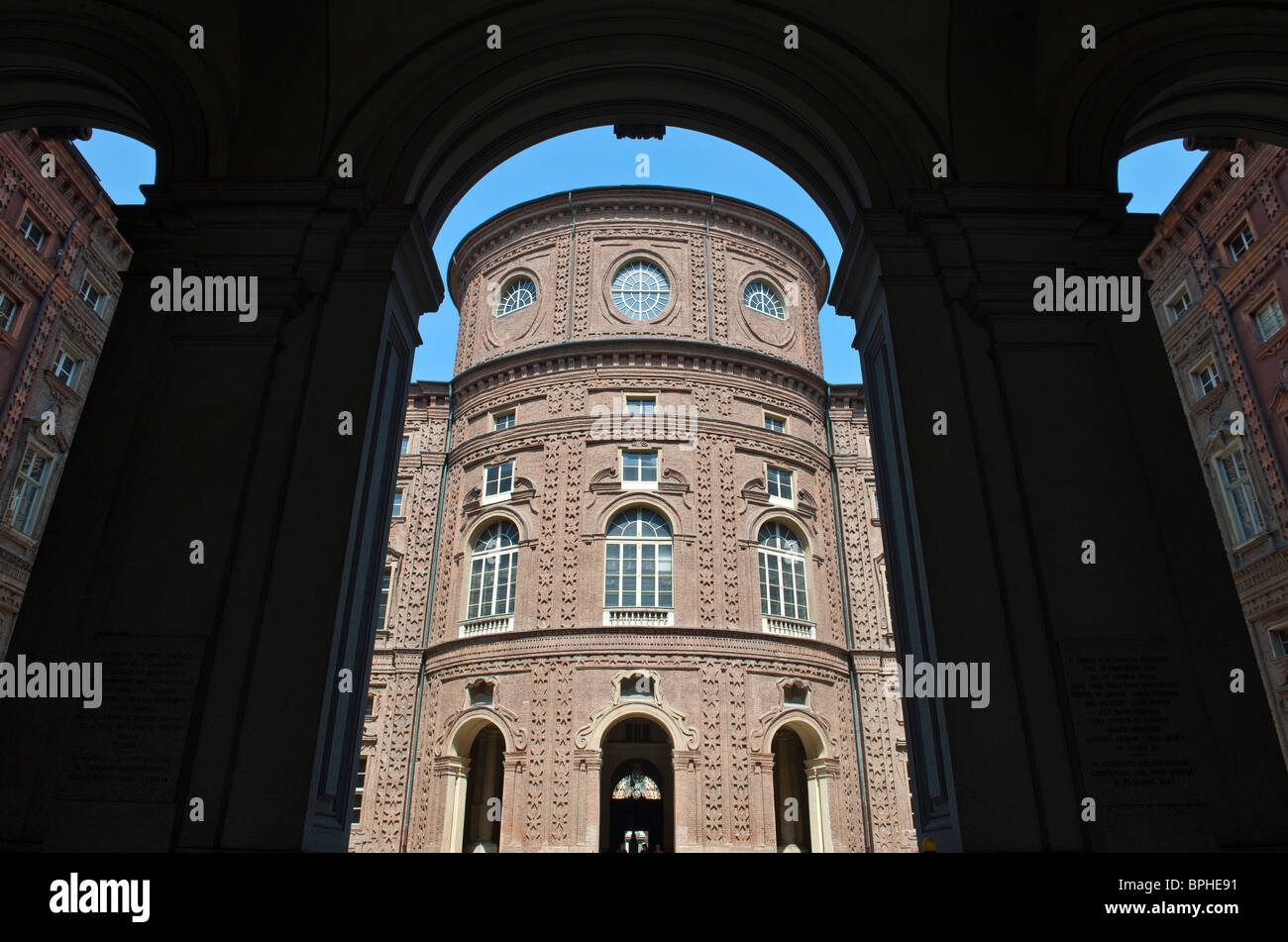 Italy, Turin, the Carignano Palace Stock Photo - Alamy