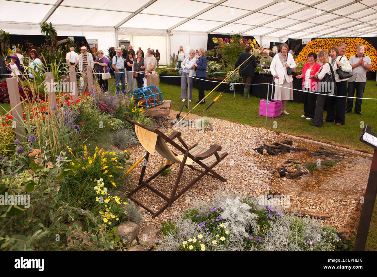 UK, England, Merseyside, Southport Flower Show, Grand Floral Marquee ...