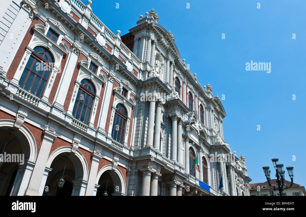 Italy, Turin, the Carignano Palace Stock Photo - Alamy