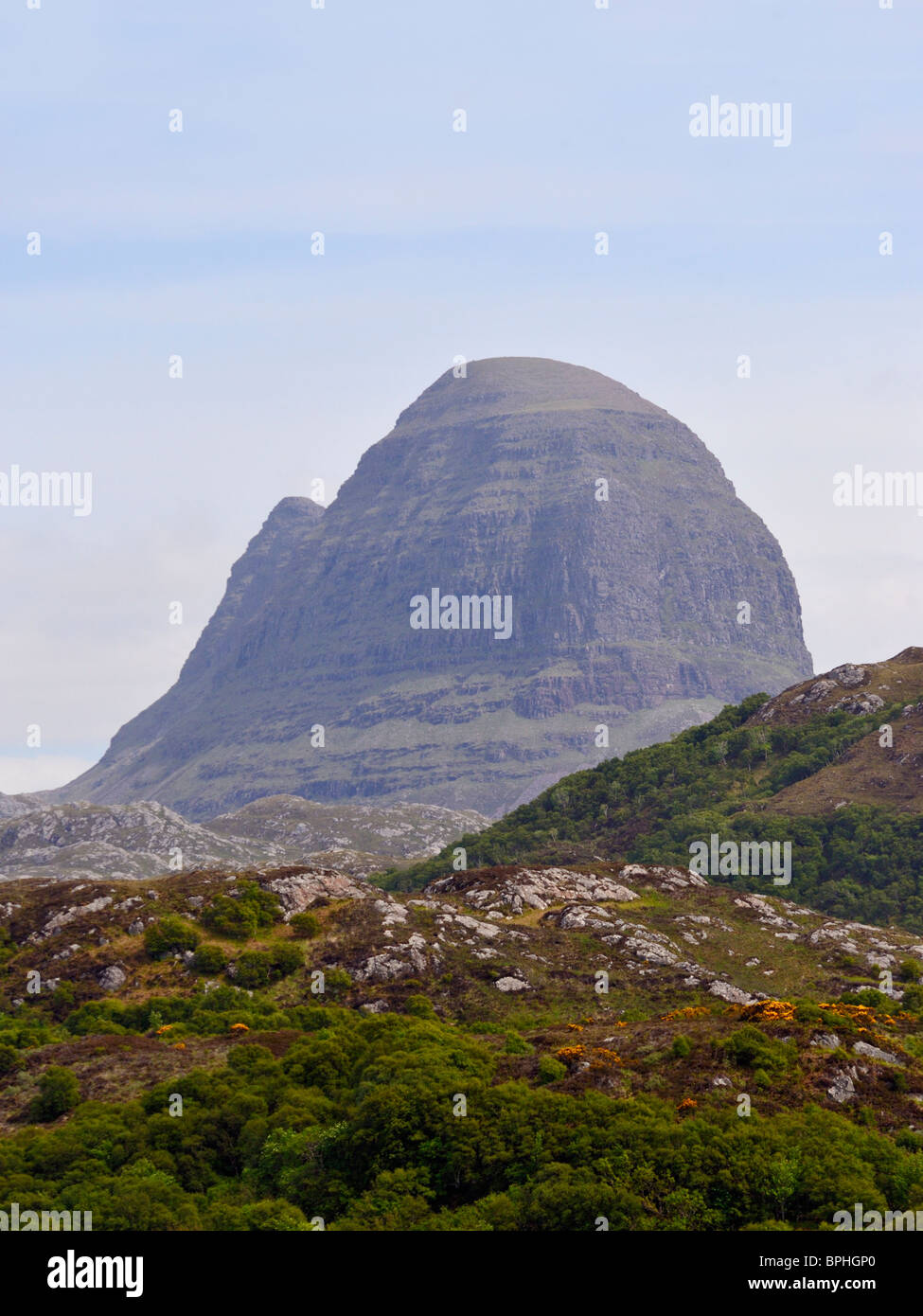 Suilven. Lochinver, Assynt, Sutherland, Scotland, United Kingdom ...