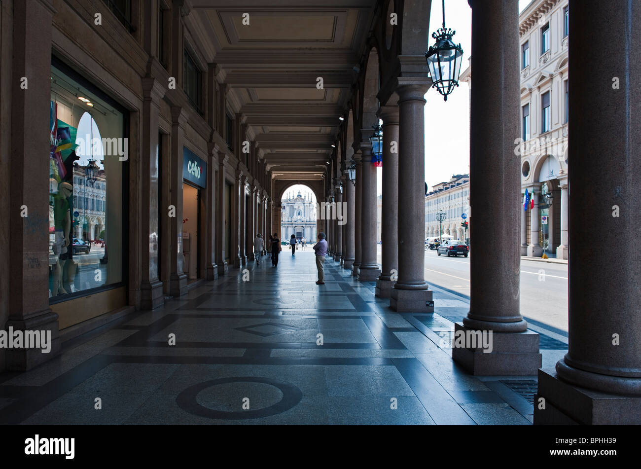 Turin arcades hi-res stock photography and images - Alamy
