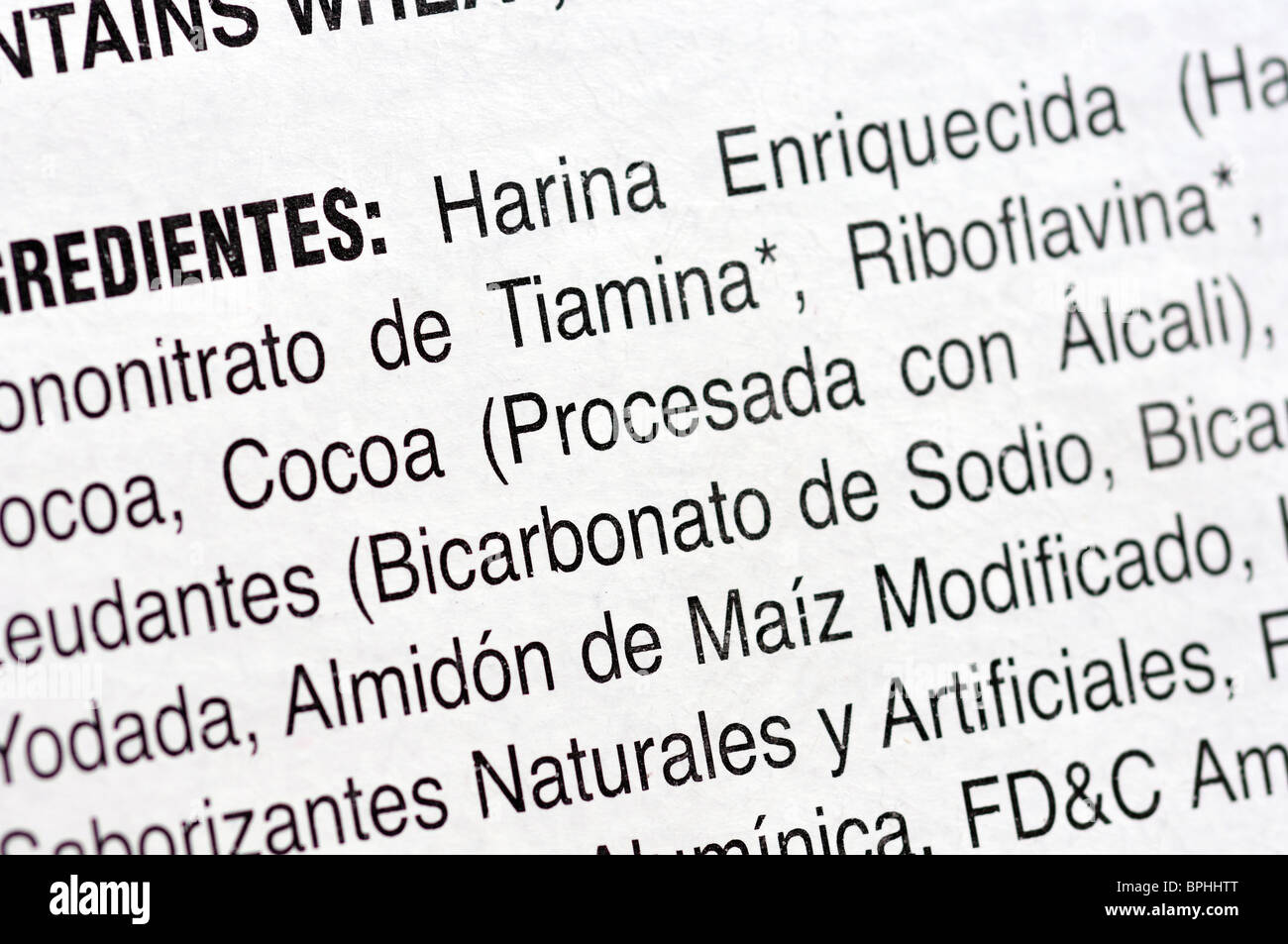 Ingredientes de maiz hi-res stock photography and images - Alamy