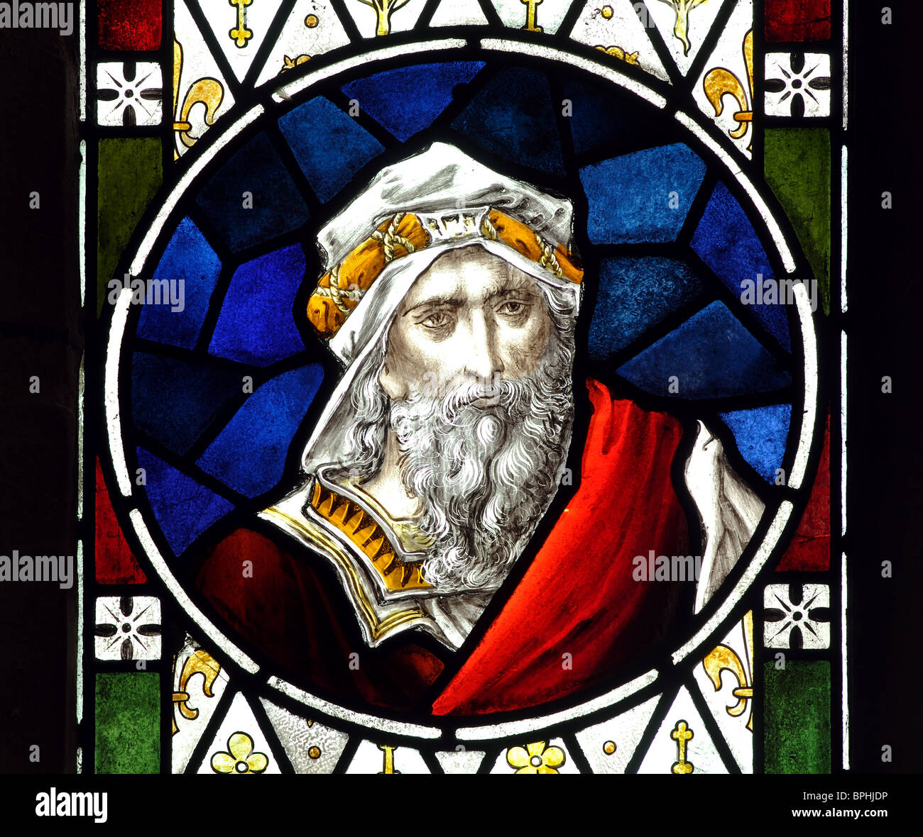 Zacharius stained glass, St. John the Baptist Church, Belton ...