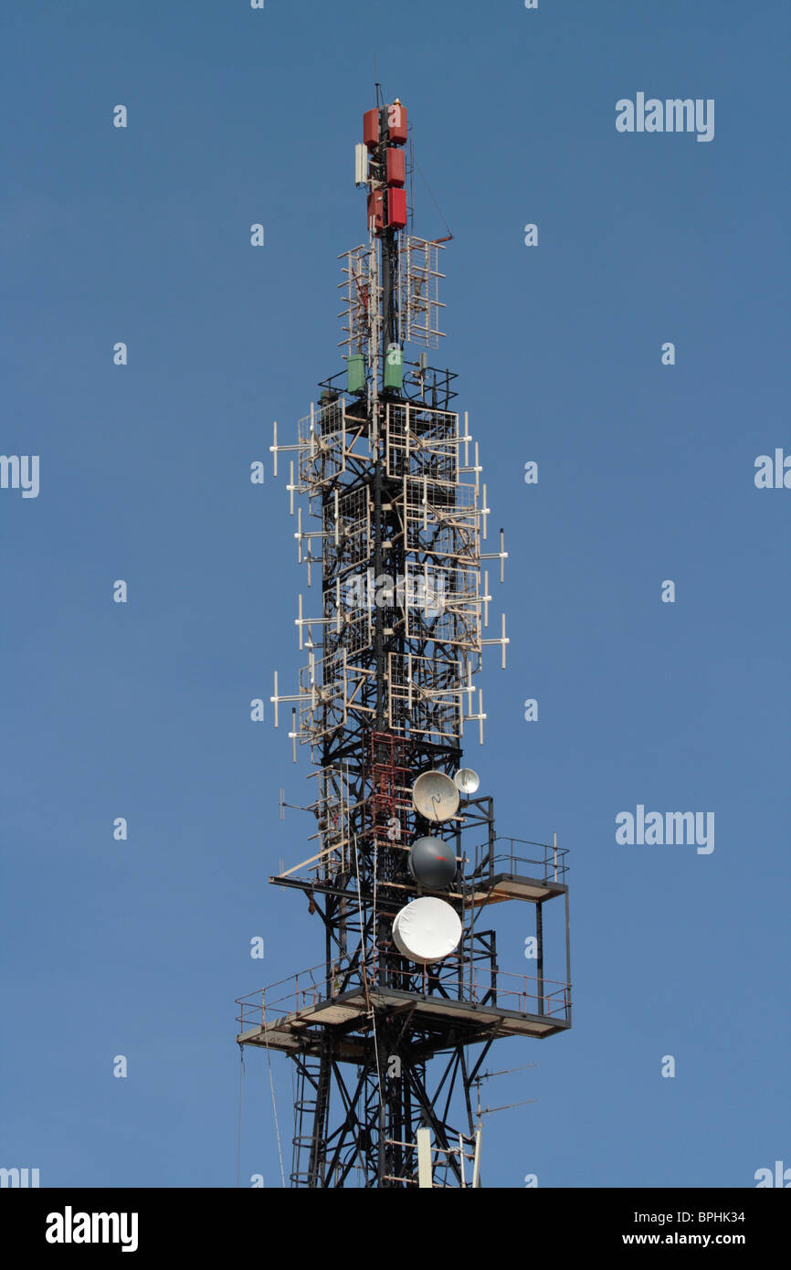 Aerial tower masts hi-res stock photography and images - Alamy