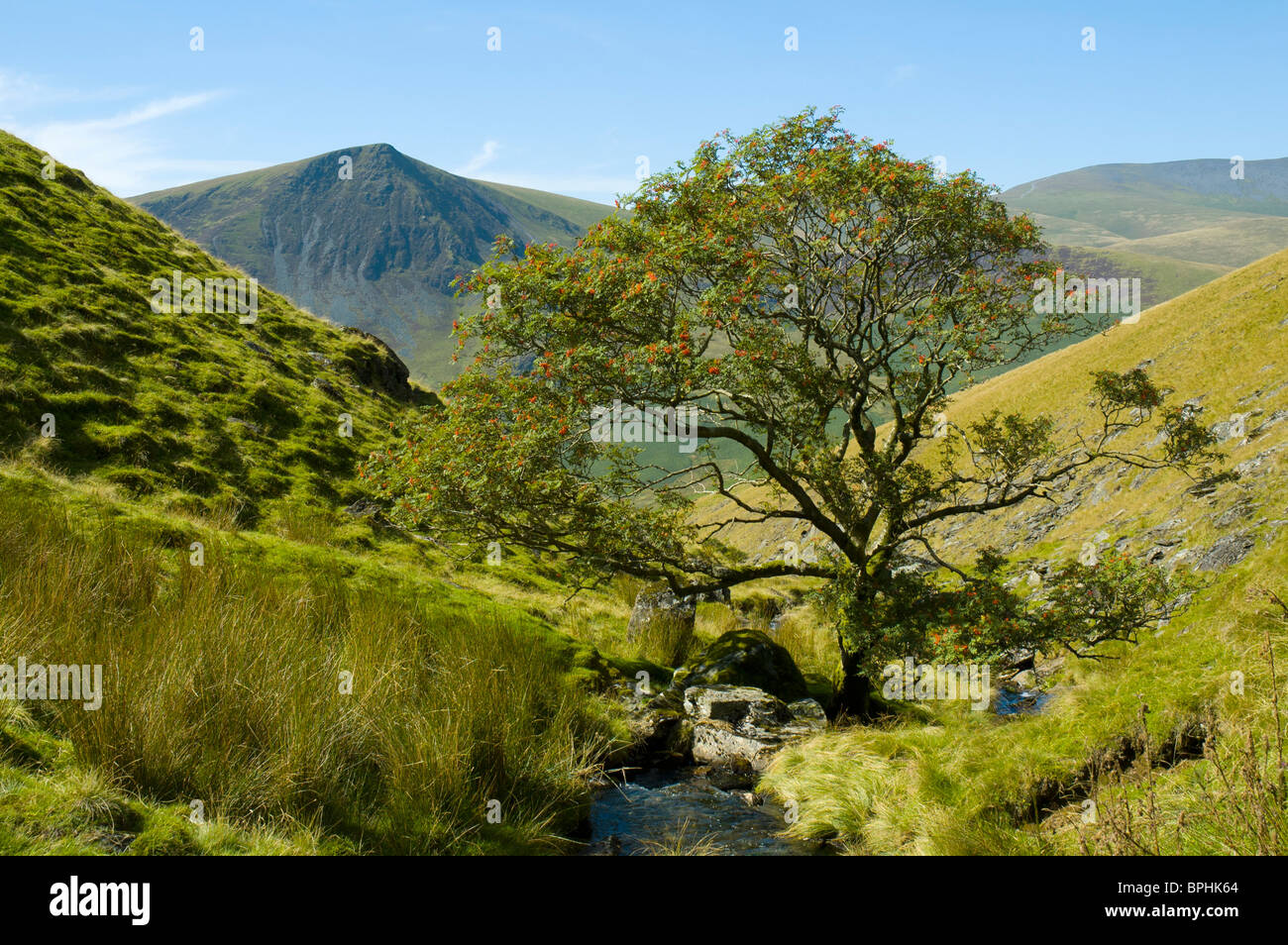 Lonscale Fell from Roughten Gill on Blencathra, Lake District, Cumbria ...