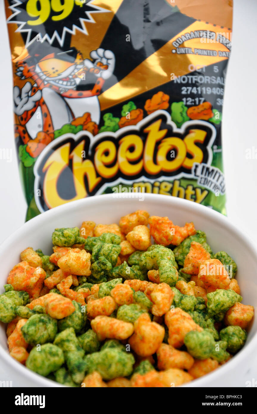 Cheetos in bowl Stock Photo - Alamy