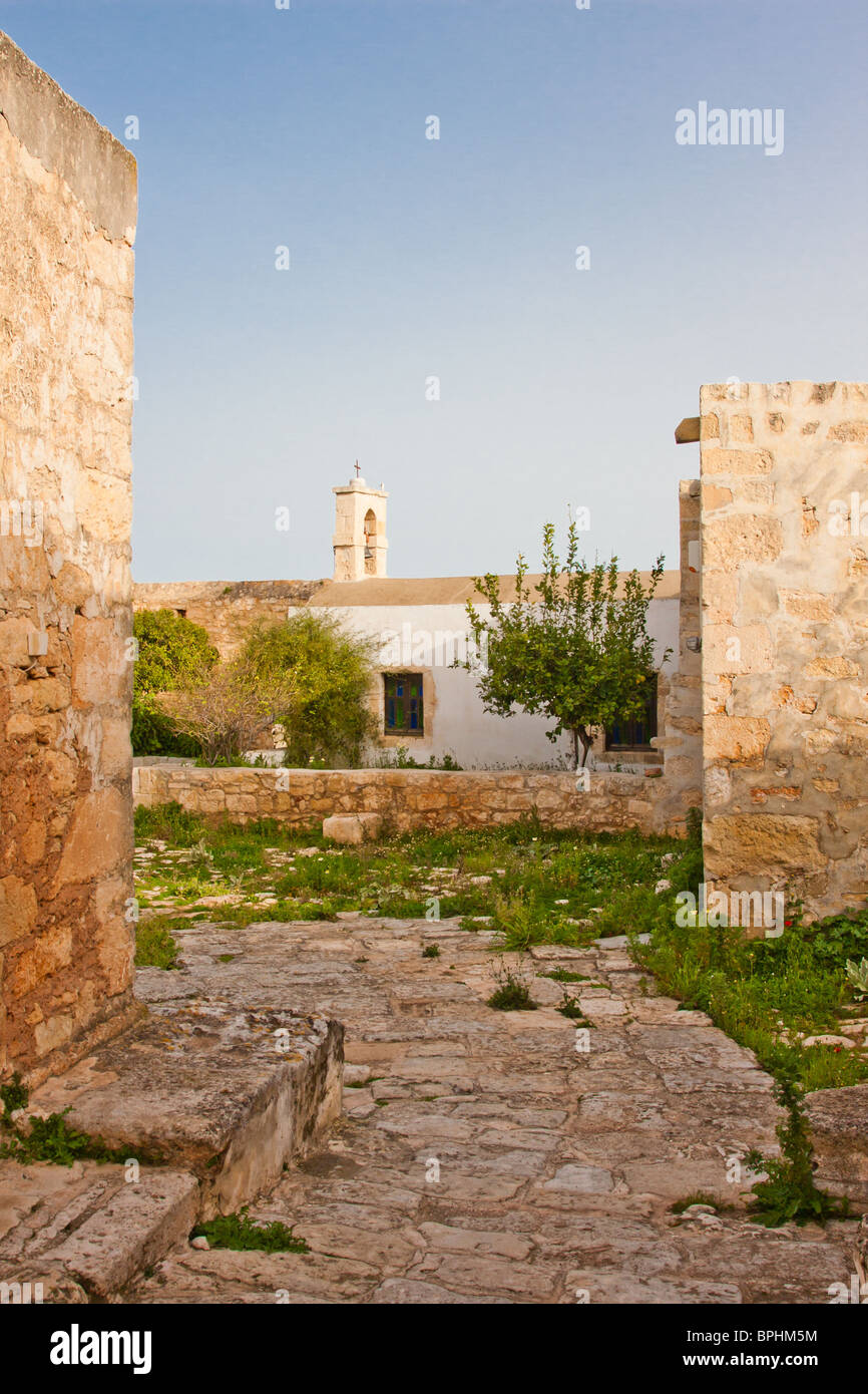 Monastery of St. John Theologian at Ancient Aptera in Crete, Greece ...