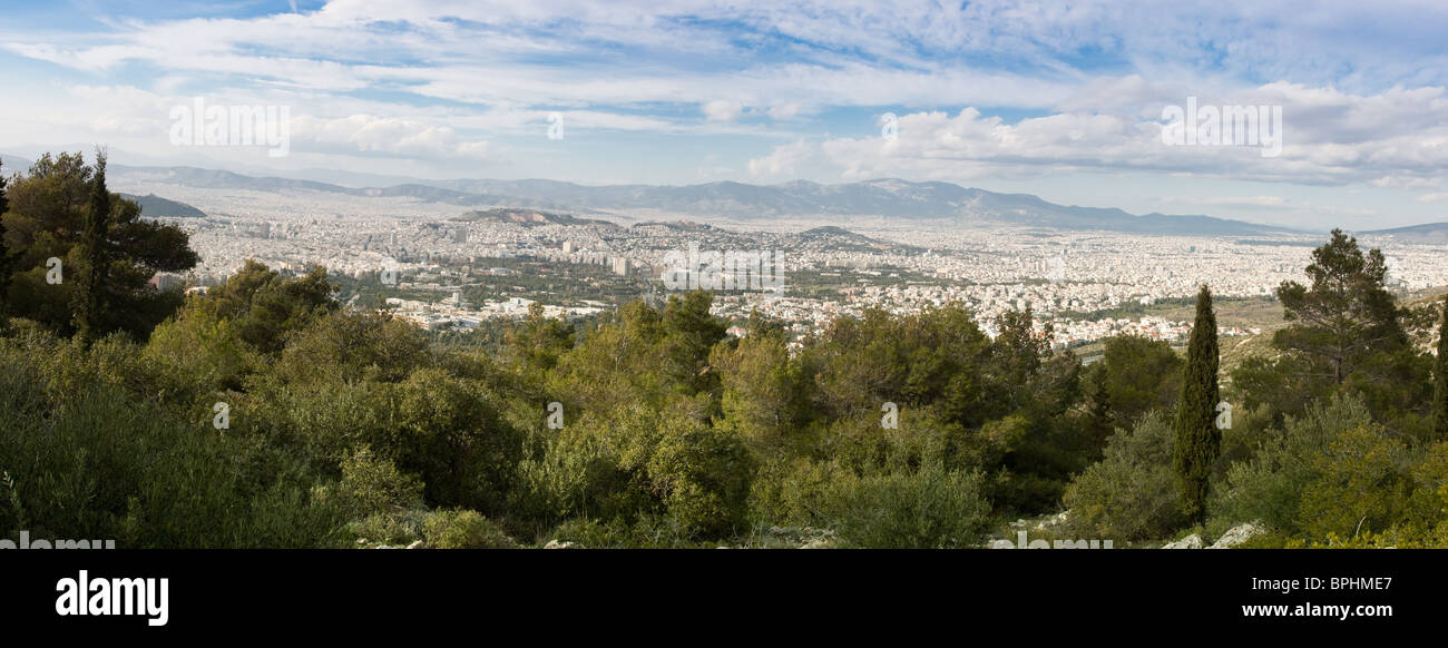 Panoramic scenery greece hi-res stock photography and images - Alamy