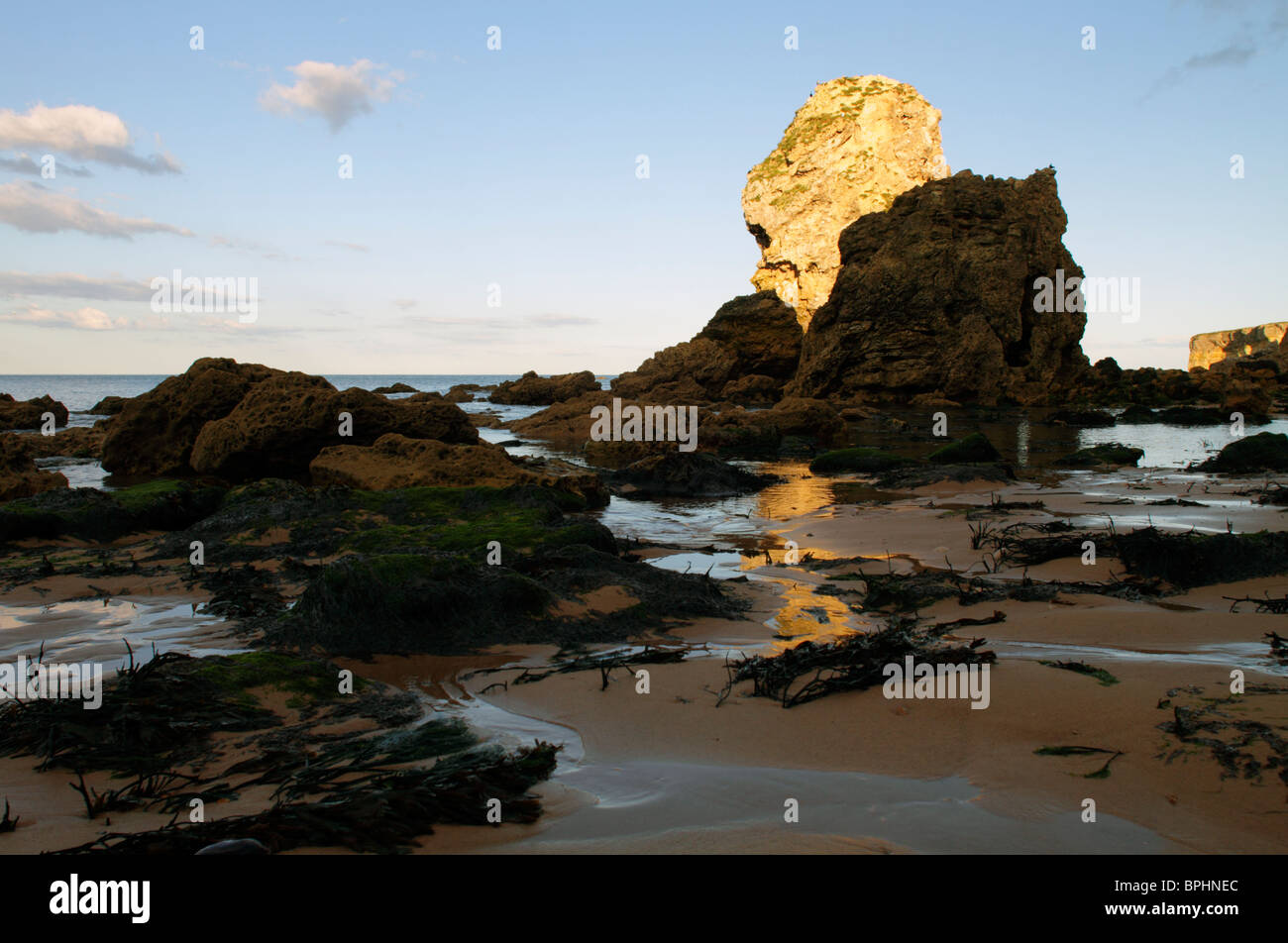 Marsden Bay at sunset Stock Photo - Alamy