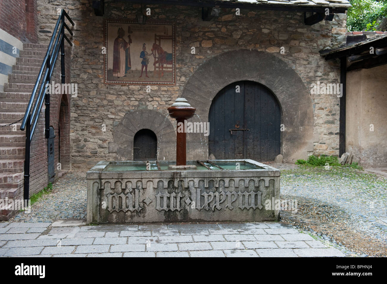 The Medieval Hamlet at the Valentino Park, Turin, Italy Stock Photo - Alamy