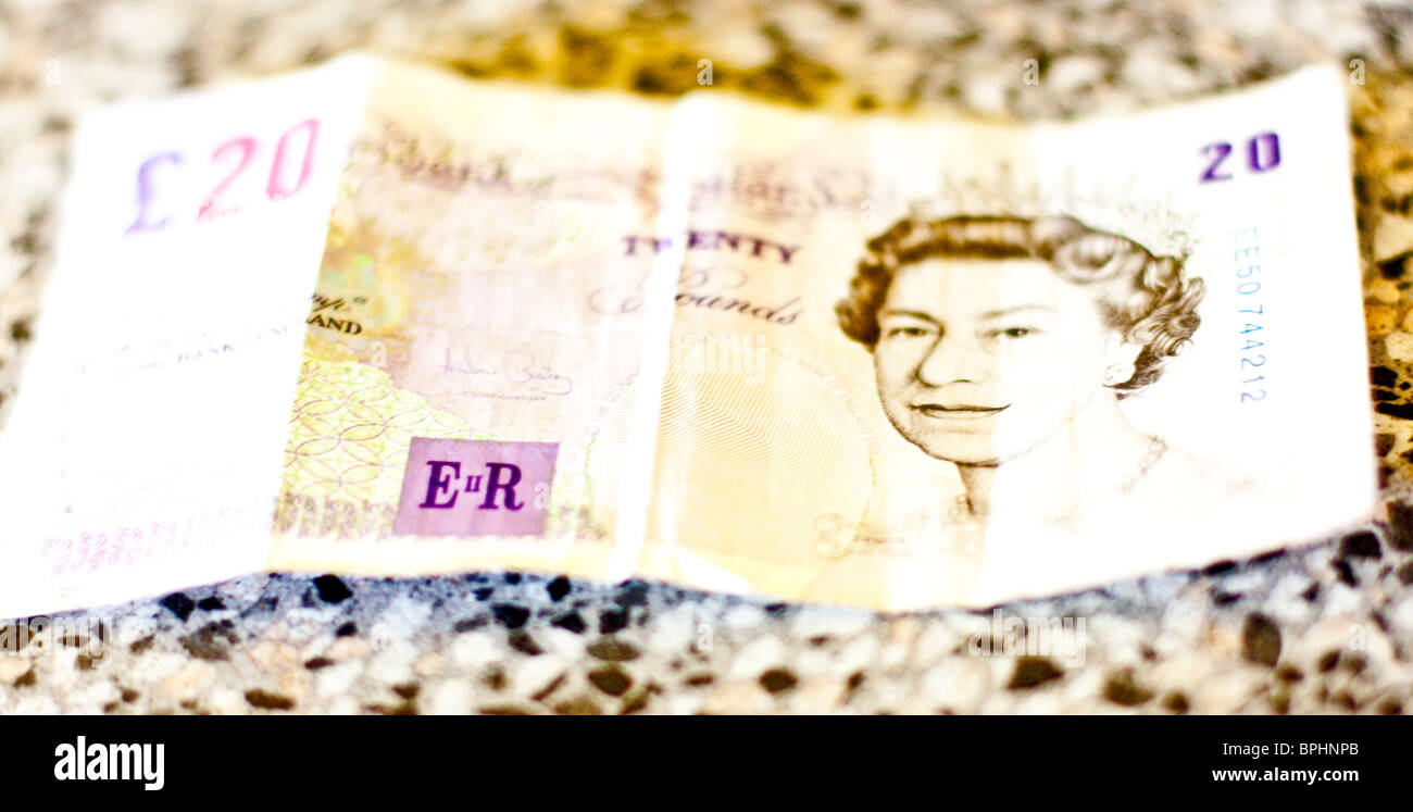 £20 bank note, England, UK Stock Photo - Alamy