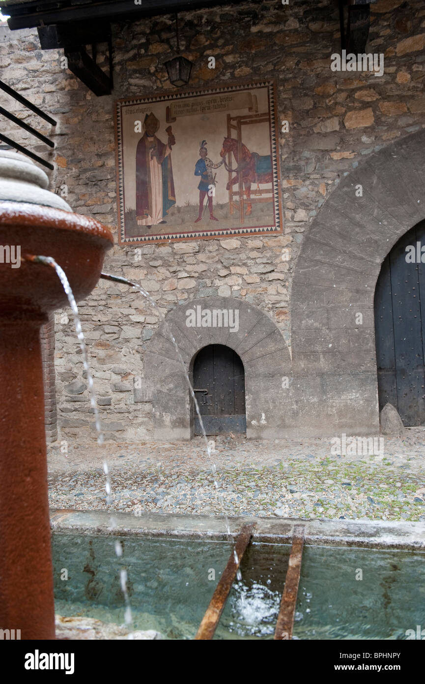 The Medieval Hamlet at the Valentino Park, Turin, Italy Stock Photo - Alamy