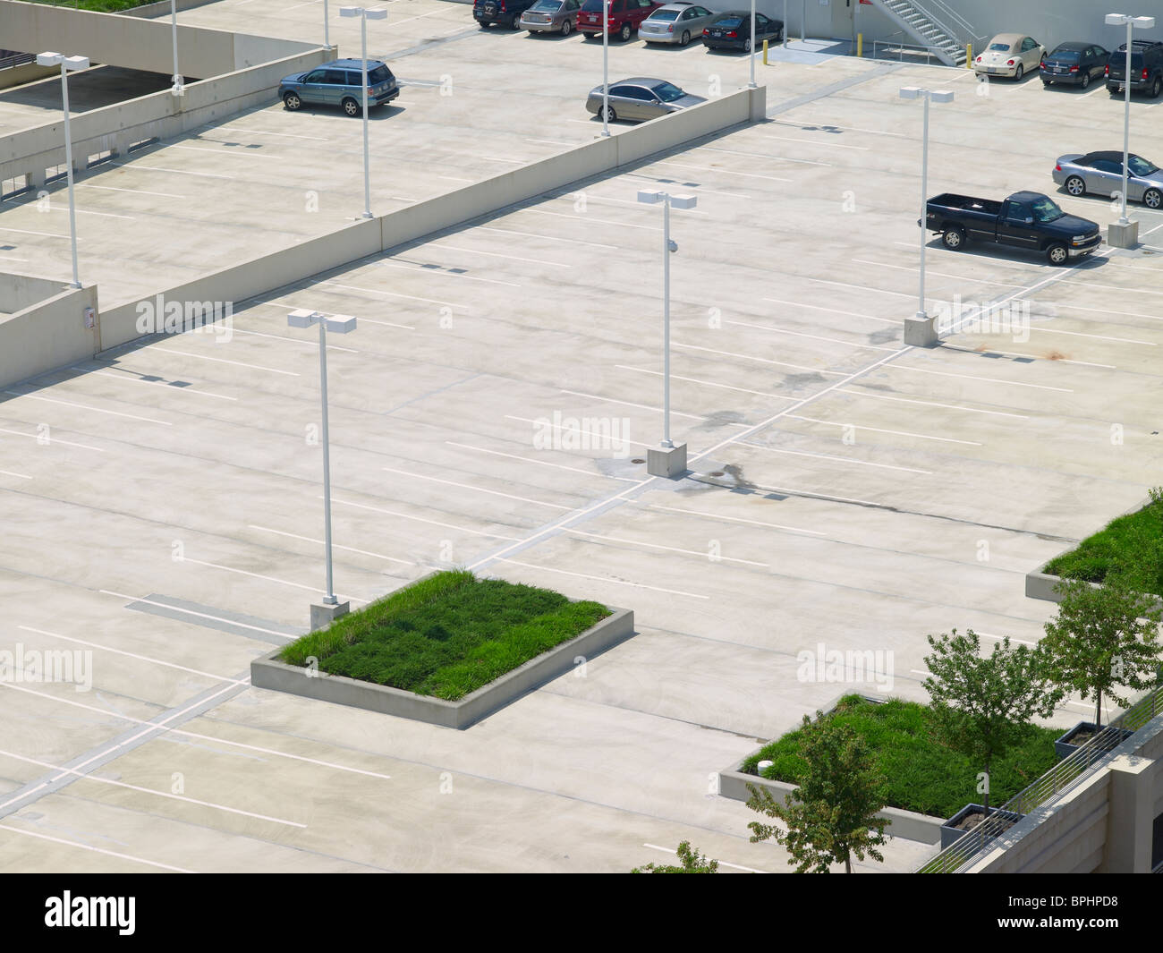 Carpark aerial view hi-res stock photography and images - Alamy