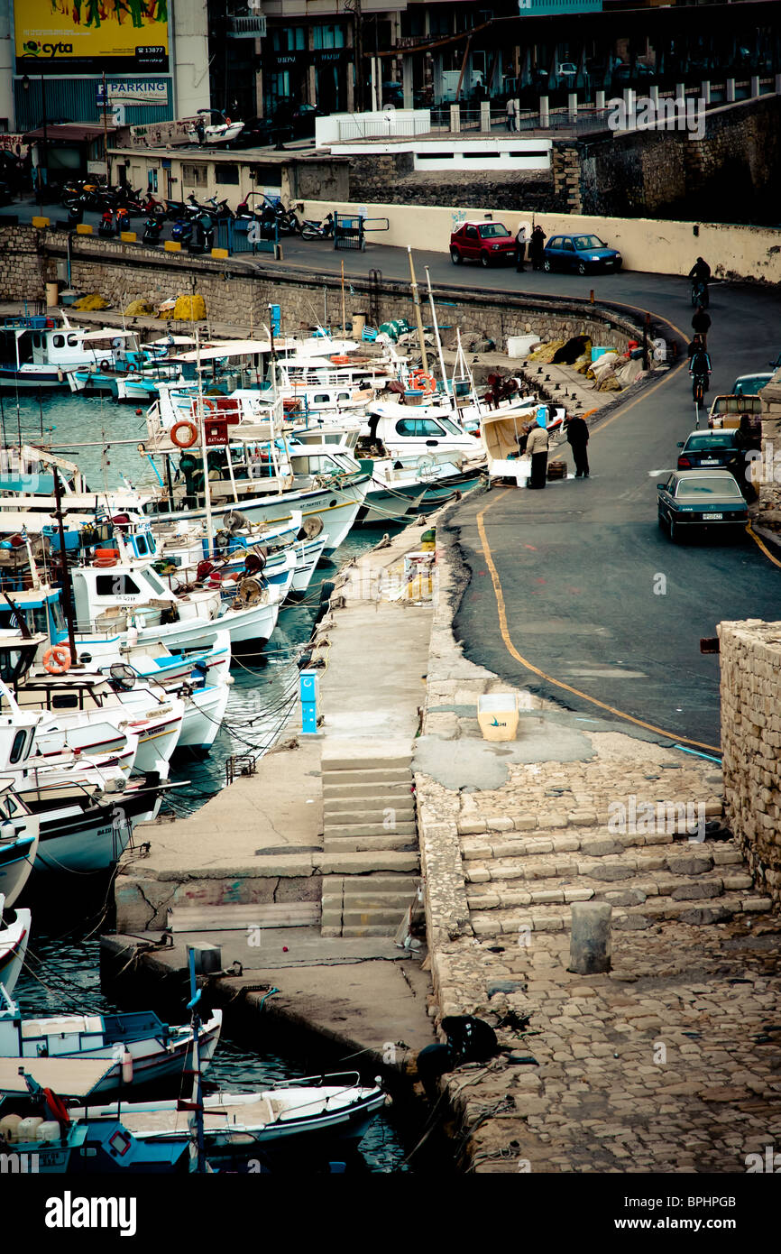 Harbour of heraklion crete hi-res stock photography and images - Alamy