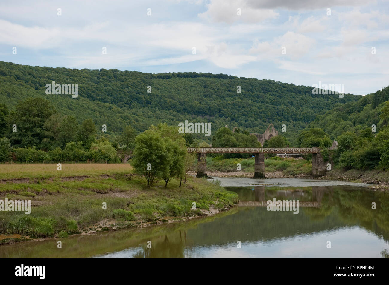 Tintern abbey landscape hi-res stock photography and images - Alamy