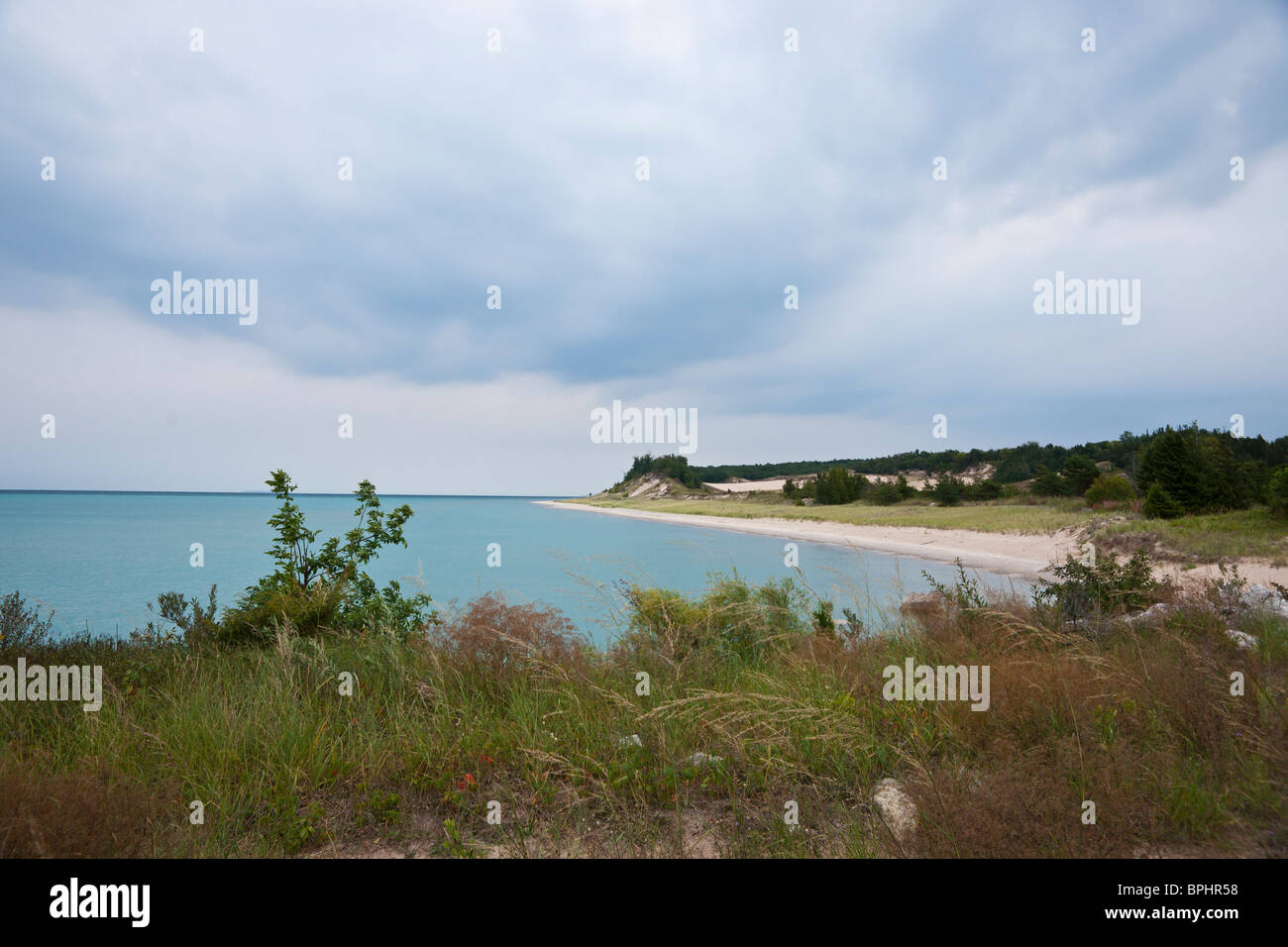 Lake Michigan at Lower Peninsula Frankfort MI beautiful landscape ...