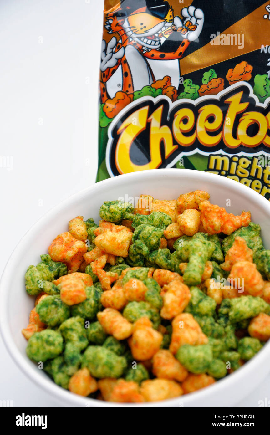 Cheetos in bowl Stock Photo - Alamy