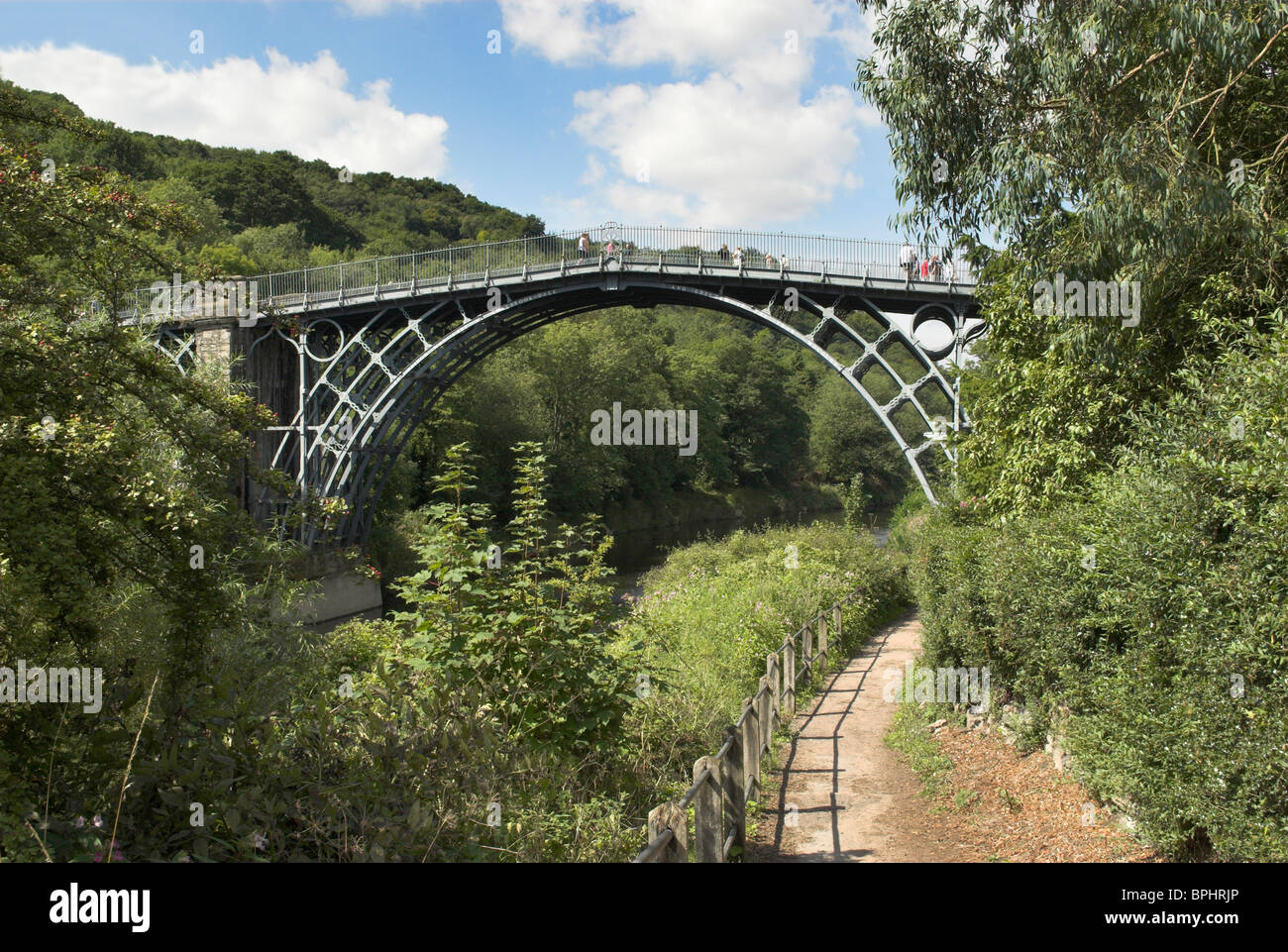 The Iron Bridge at Ironbridge, Shropshire, England Stock Photo - Alamy