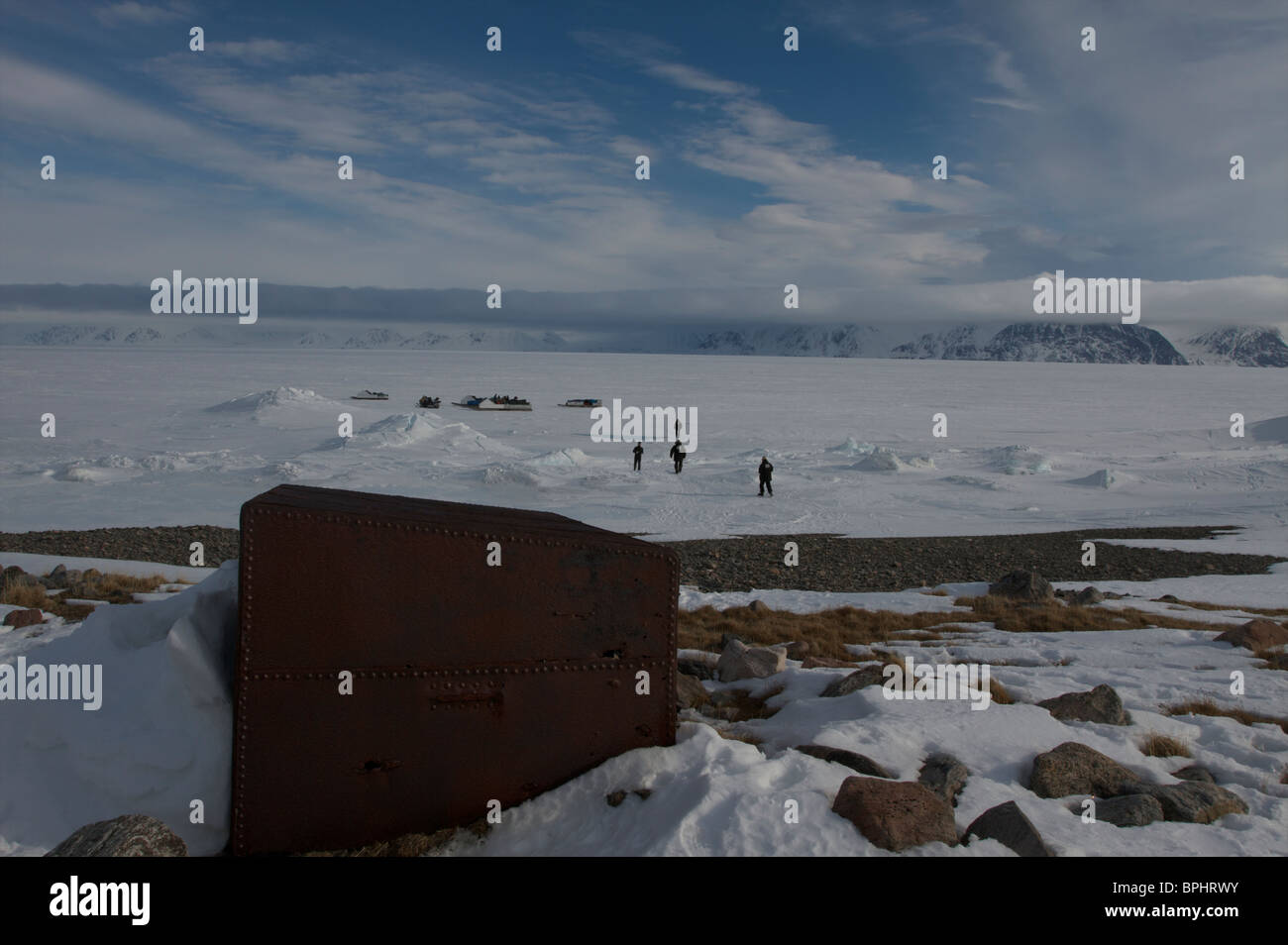 Spring floe edge diving in Lancaster Sound, Pond, Inlet, Baffin Island ...