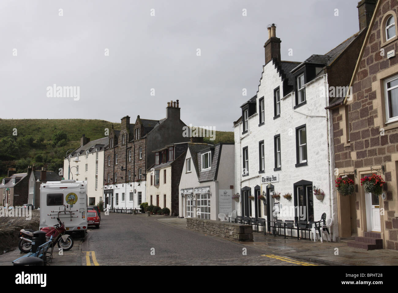 Stonehaven street scene Scotland August 2010 Stock Photo - Alamy
