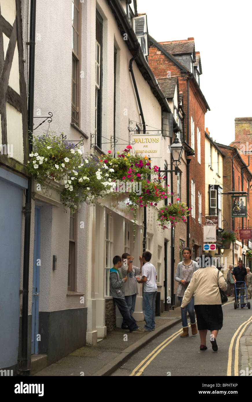 Market Street, Ludlow, Shropshire Stock Photo - Alamy