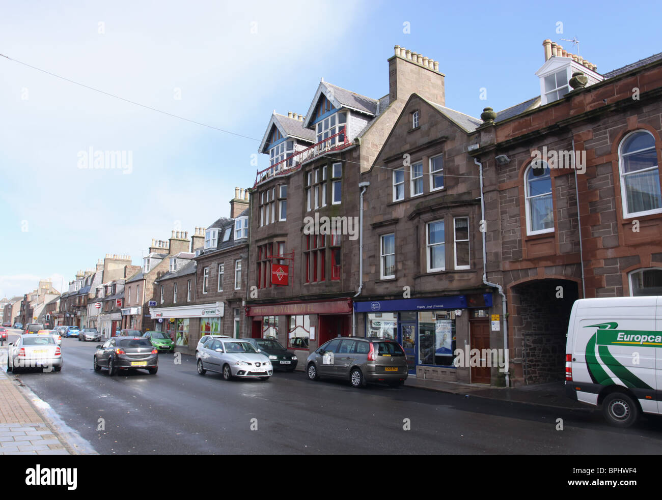 Stonehaven street scene Scotland August 2010 Stock Photo - Alamy
