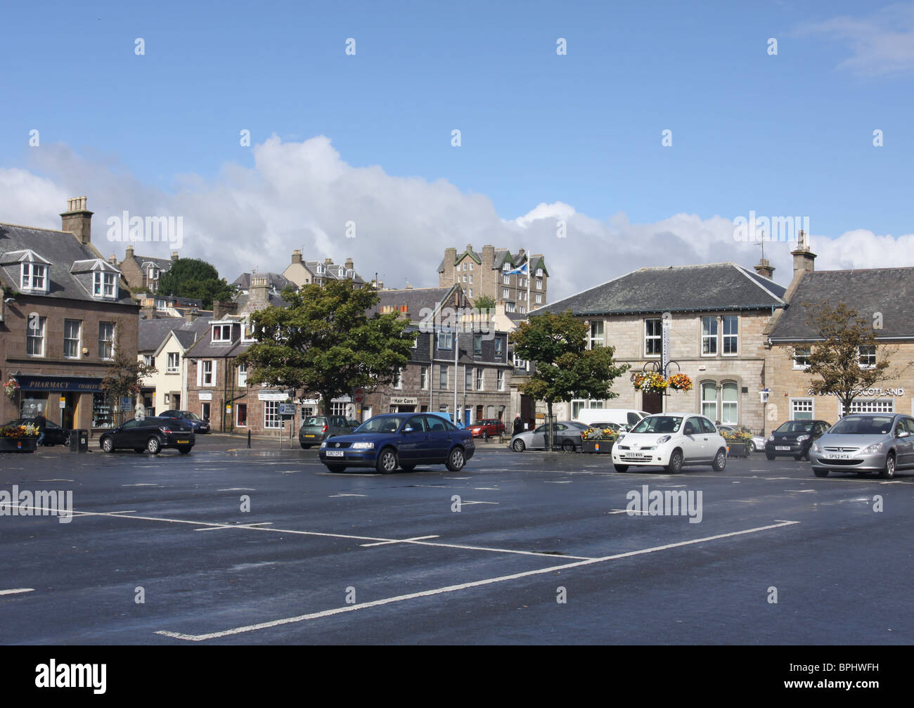 Market Square Stonehaven Scotland August 2010 Stock Photo - Alamy