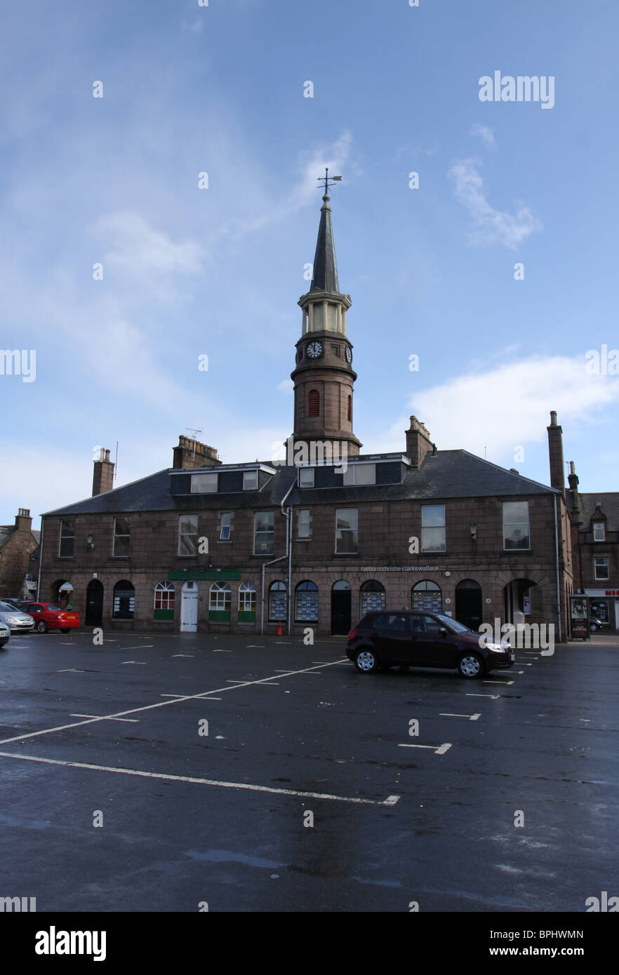 Market Buildings at Market Square Stonehaven Scotland August 2010 Stock ...