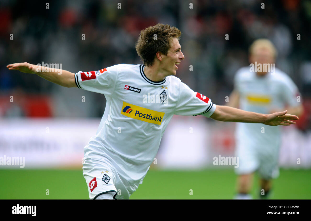 Patrick Herrmann celebrates his goal, Bor. M´gladbach, german ...