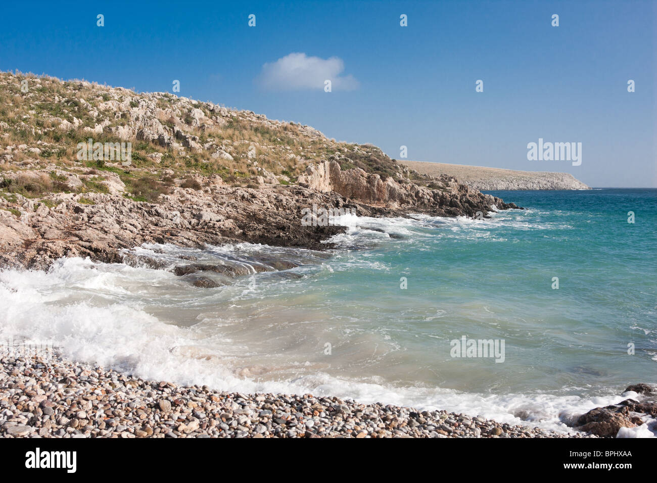 Small bay at Cape Tenaro in the Peloponnese, Greece Stock Photo - Alamy