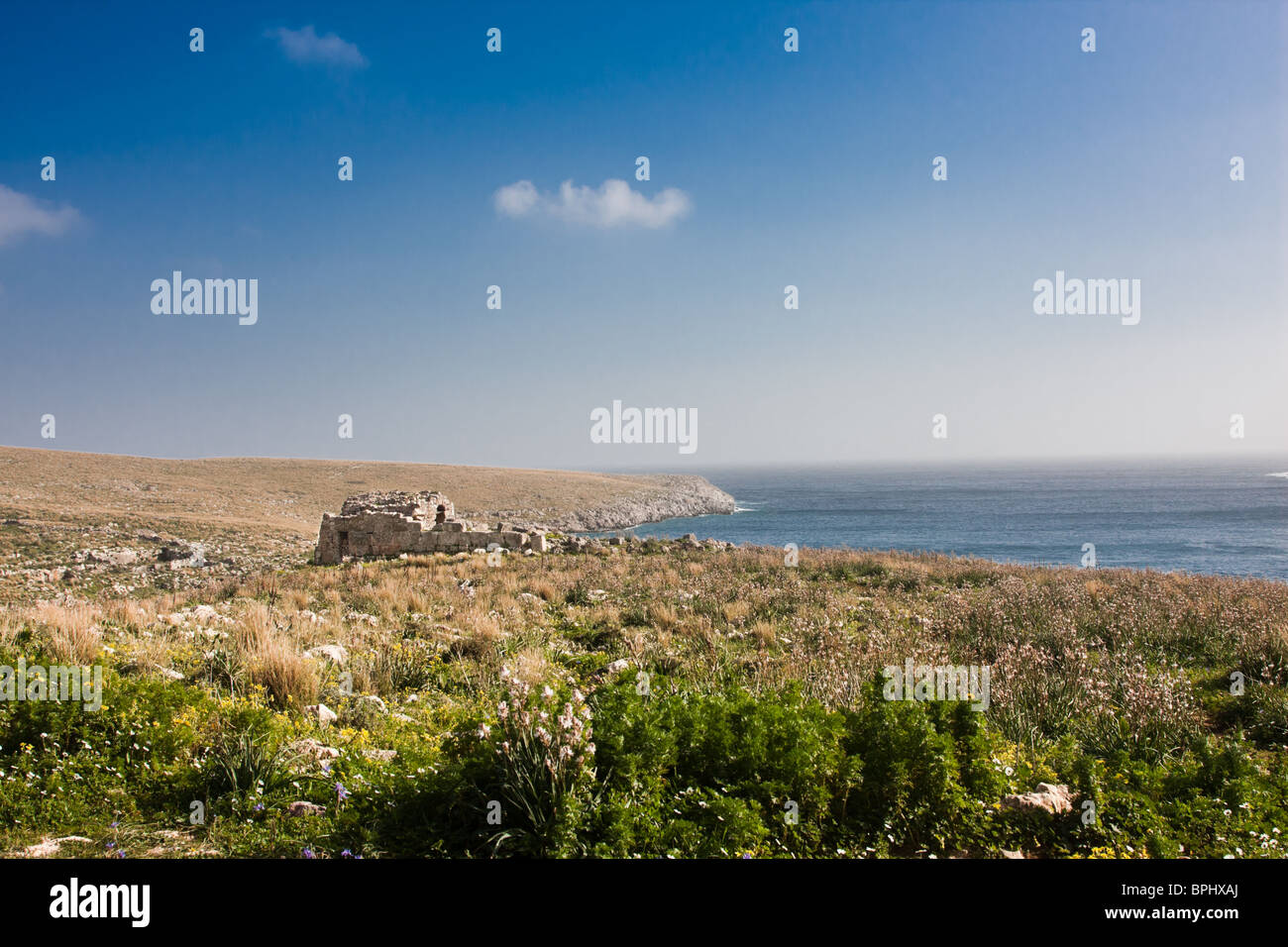 Sanctuary and Death Oracle of Poseidon Tainarios at Cape Tenaro, Greece ...