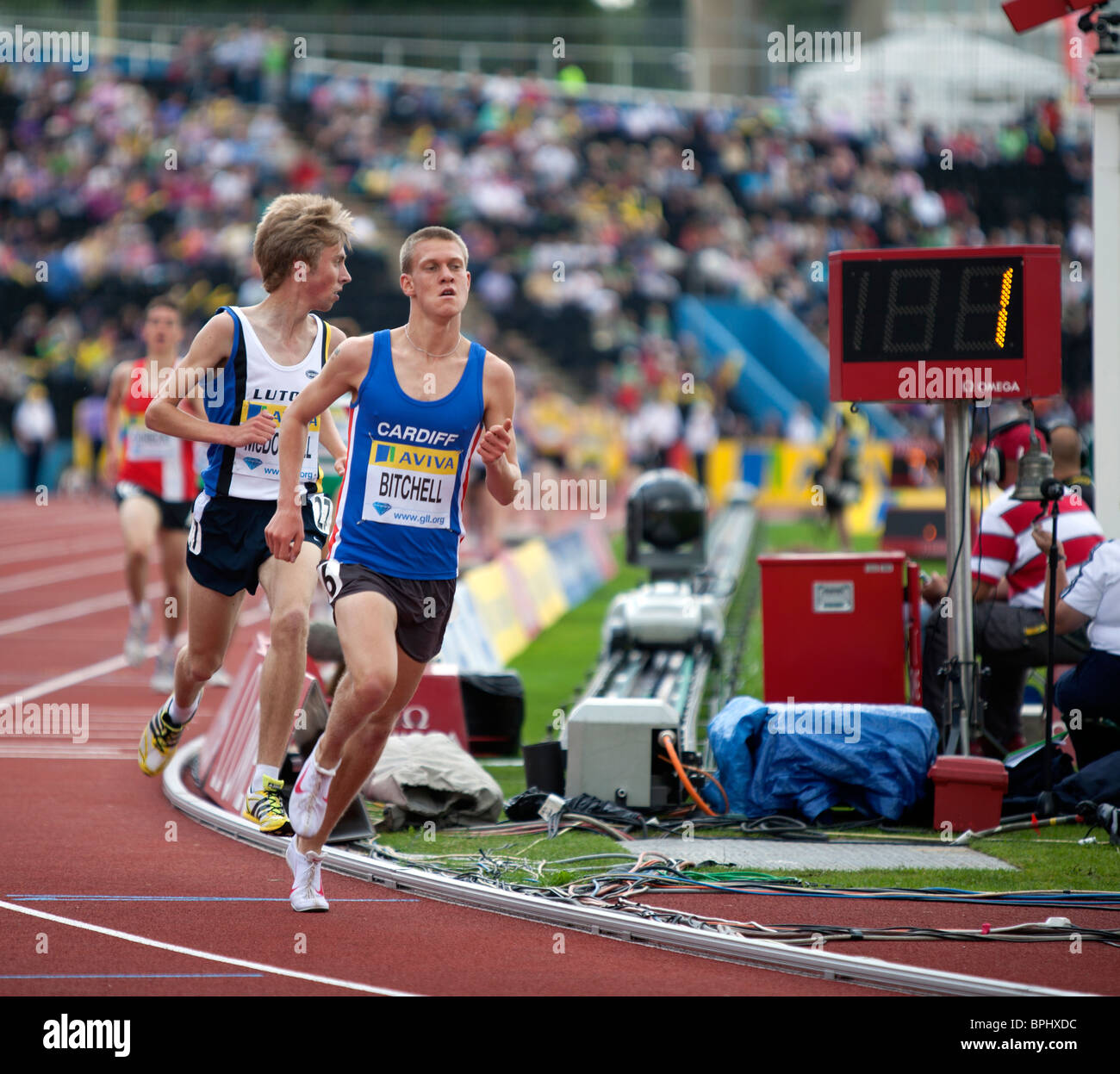 Adam BITCHELL & John MCDONNELL, 3000m U20 race at Aviva London Grand ...