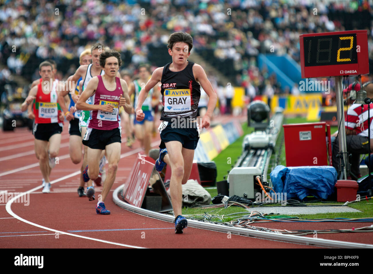 Jack GRAY 3000m U20 race at Aviva London Grand Prix, Crystal Palace ...