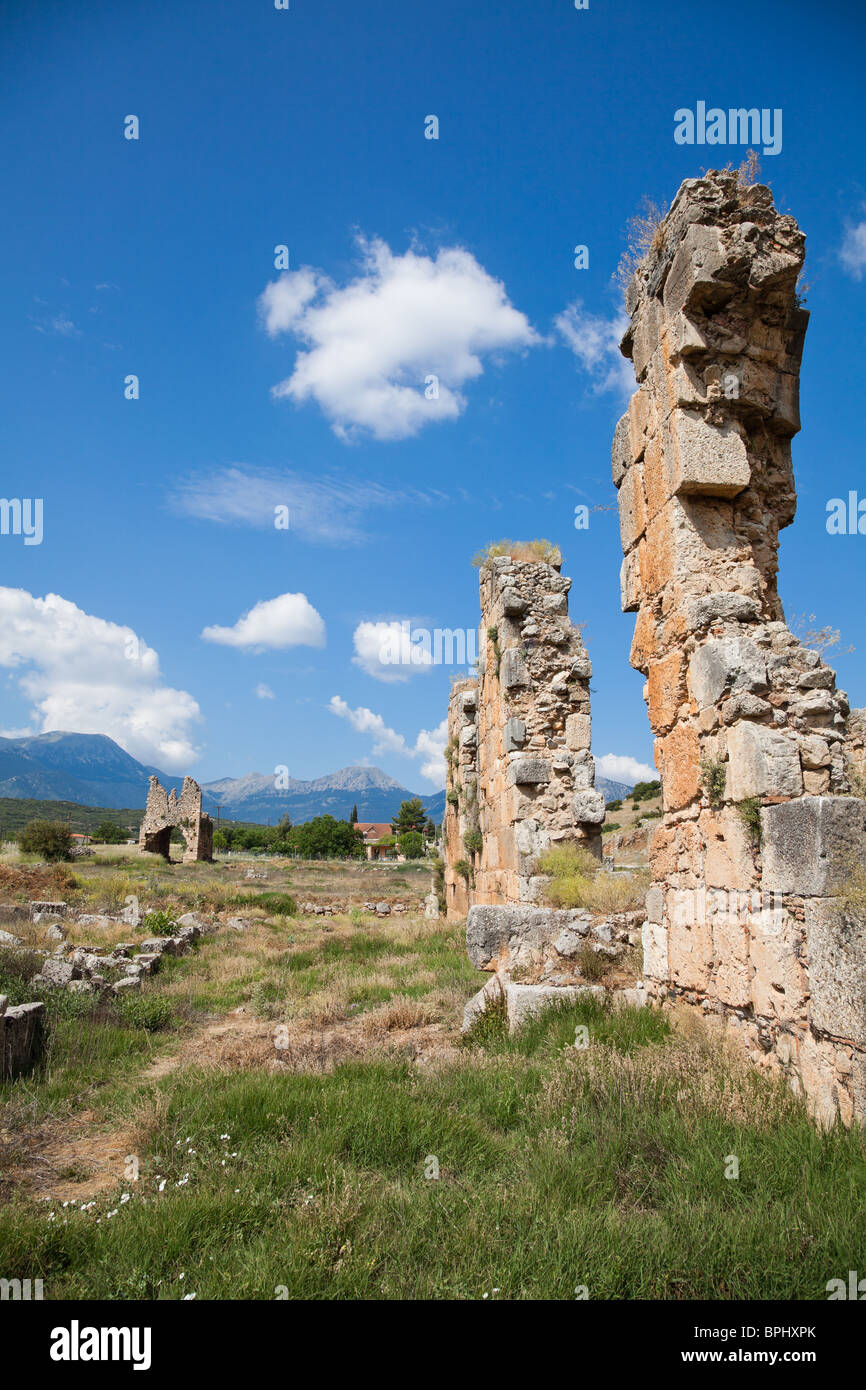 Ruins of the Zakros Monastery at Stymfalia, Greece Stock Photo - Alamy
