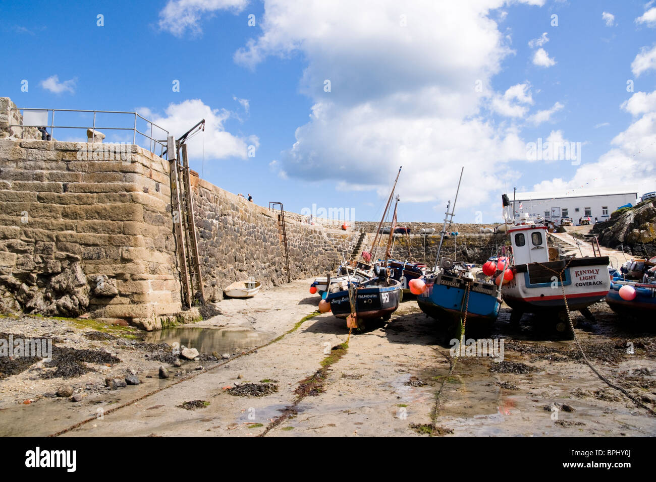 Coverack The Lizard Peninsula Cornwall England UK Stock Photo - Alamy