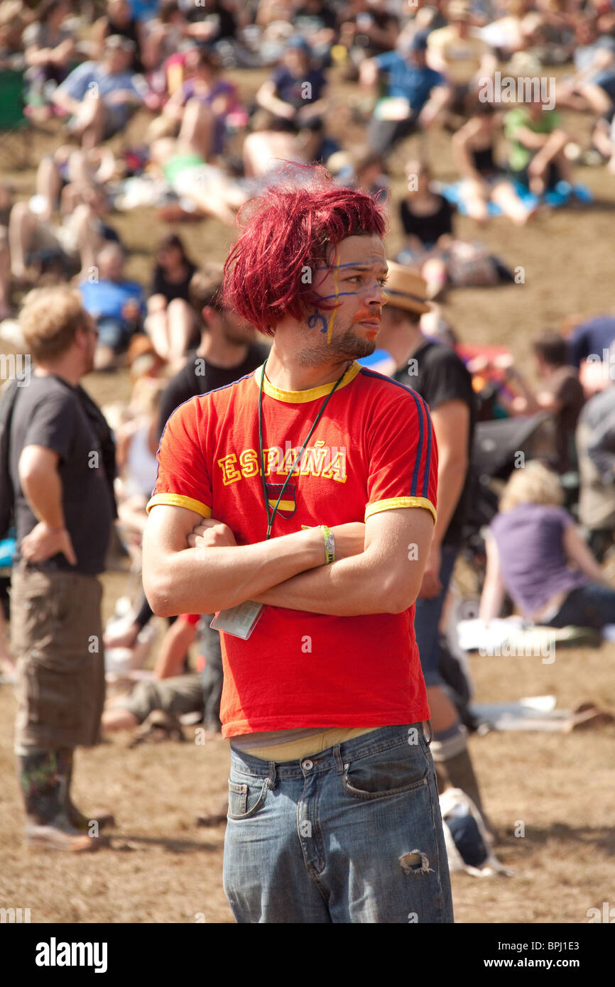 Fancy dress at the Green Man Festival 2010, Brecon Beacon Wales, United ...